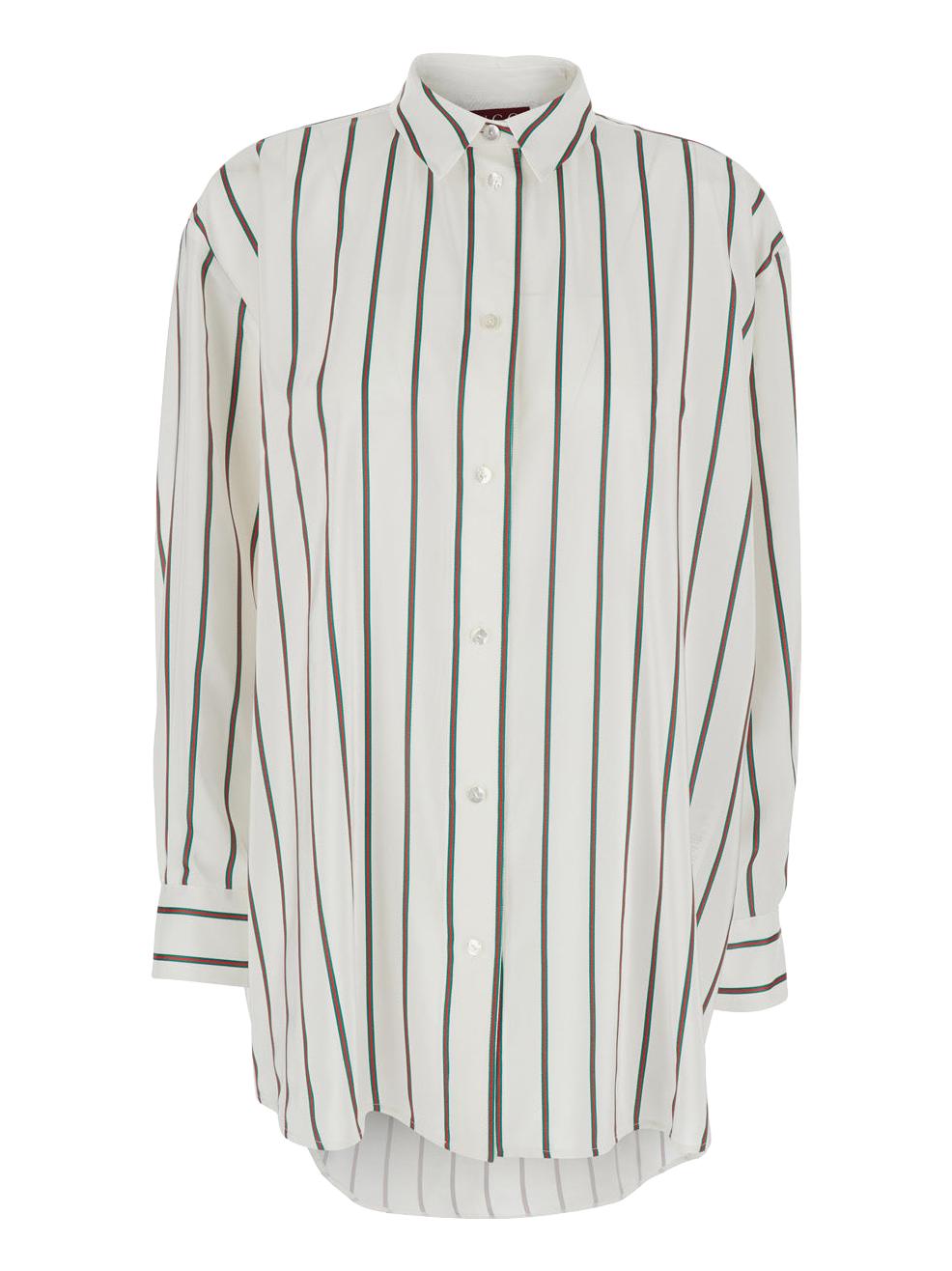 WHISTLES Whistles Edie Striped Straight Leg Pants