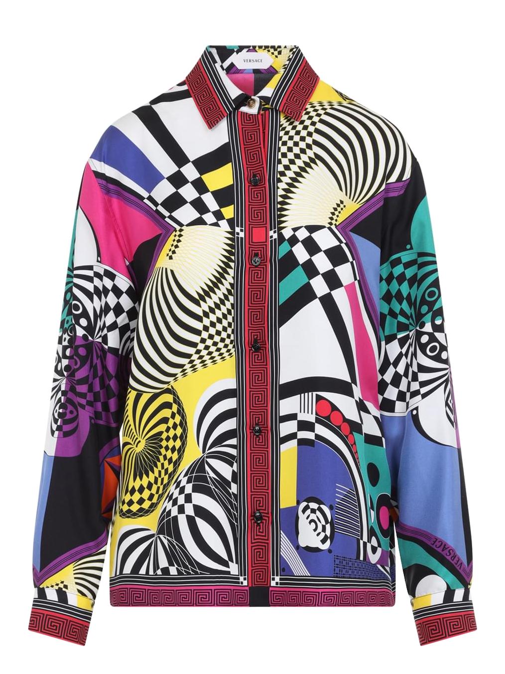 VERSACE Versace Medusa Button Cropped Jacket