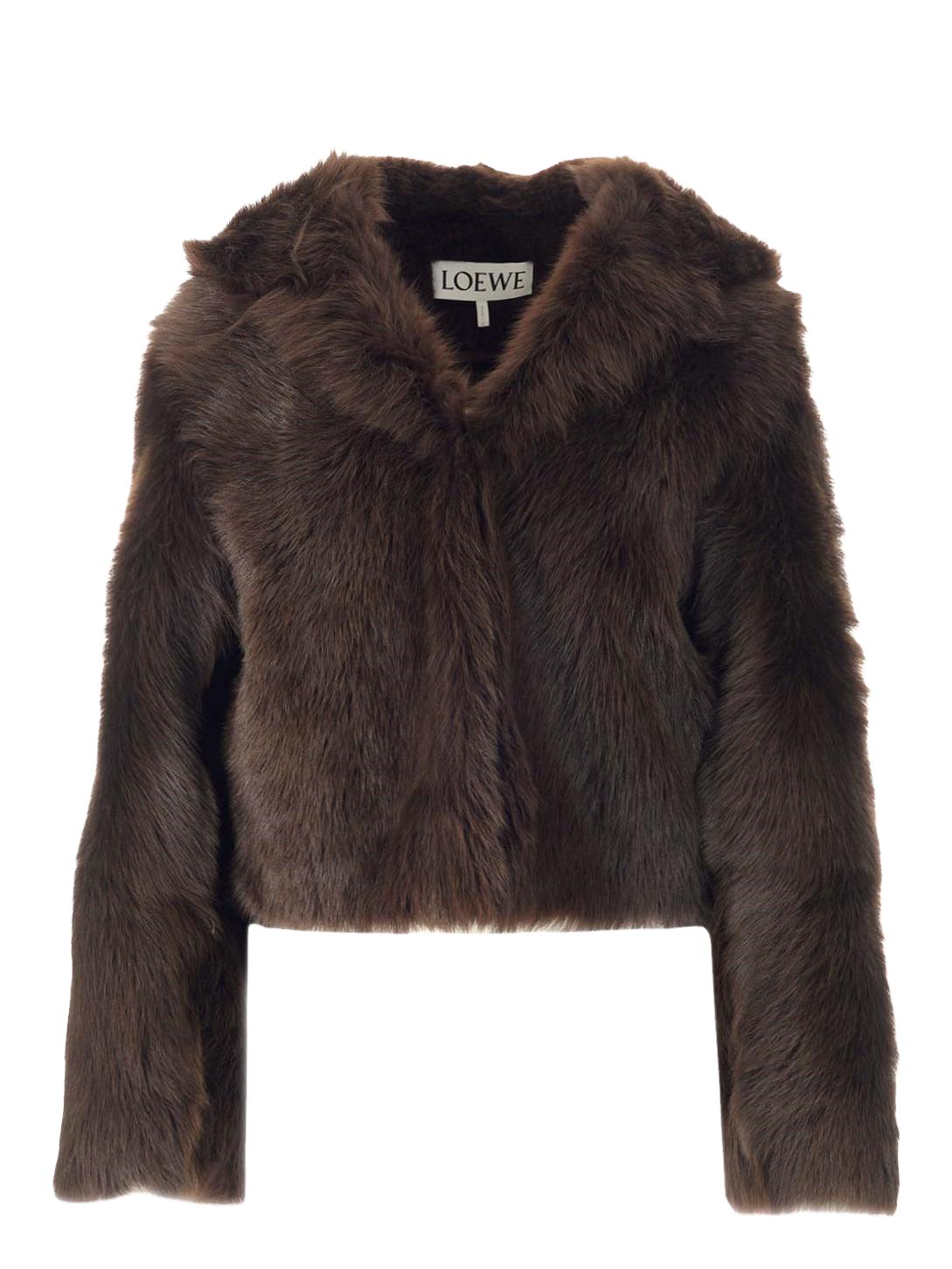 LOEWE LOEWE Shearling Hooded Jacket