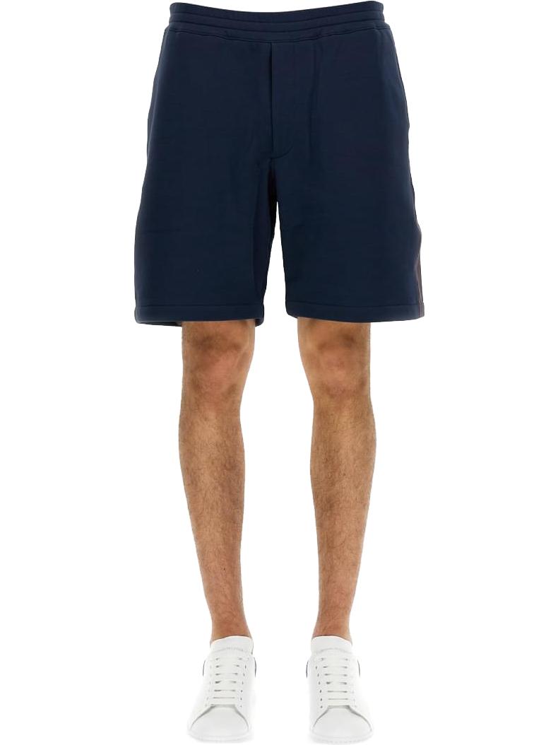 ALEXANDER MCQUEEN ALEXANDER MCQUEEN Bermuda Shorts With Selvedge Logo Band