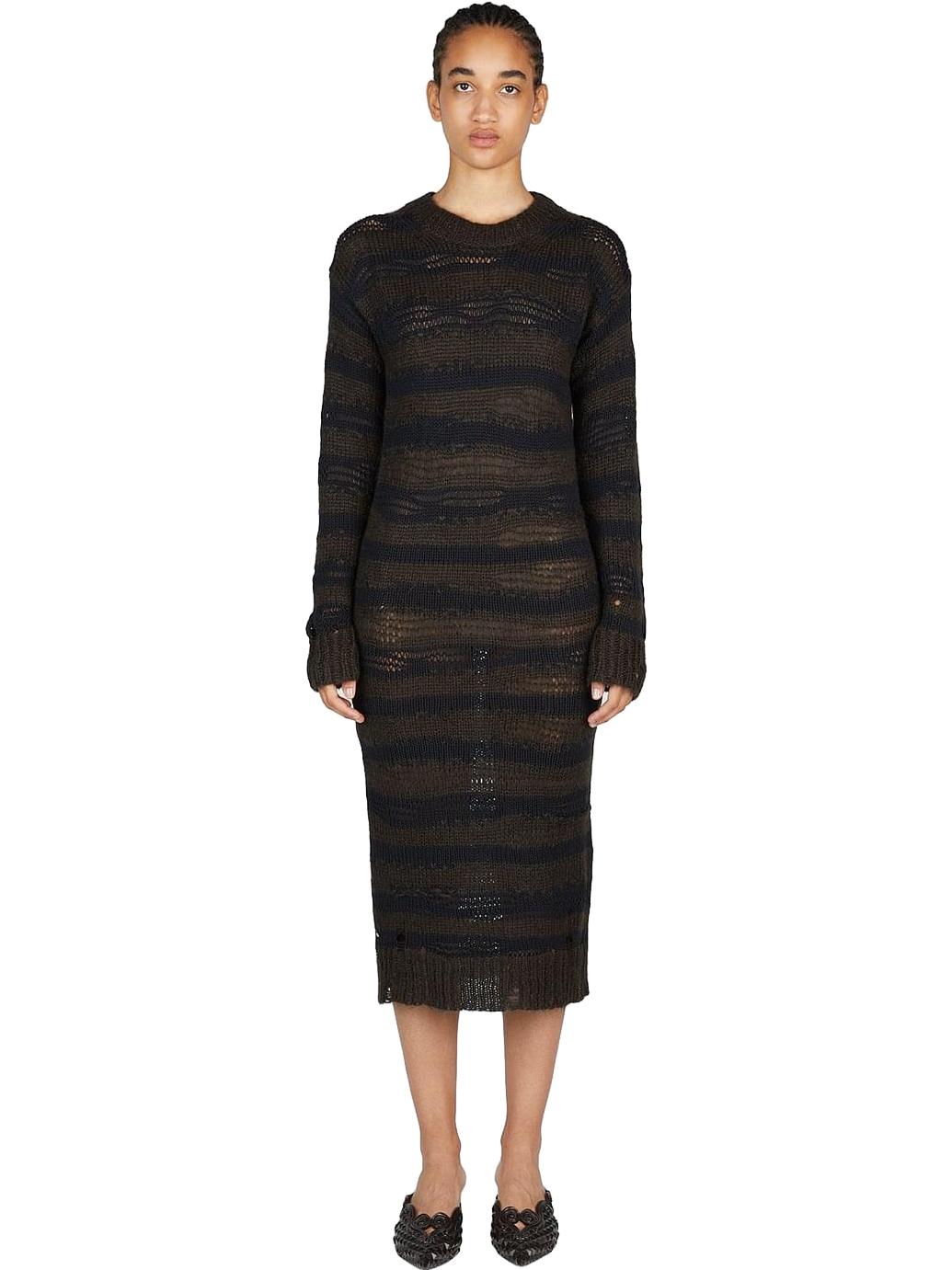 ACNE STUDIOS ACNE STUDIOS Ladder Knit Midi Dress