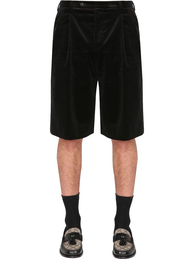 GUCCI GUCCI Stretch Velvet Shorts