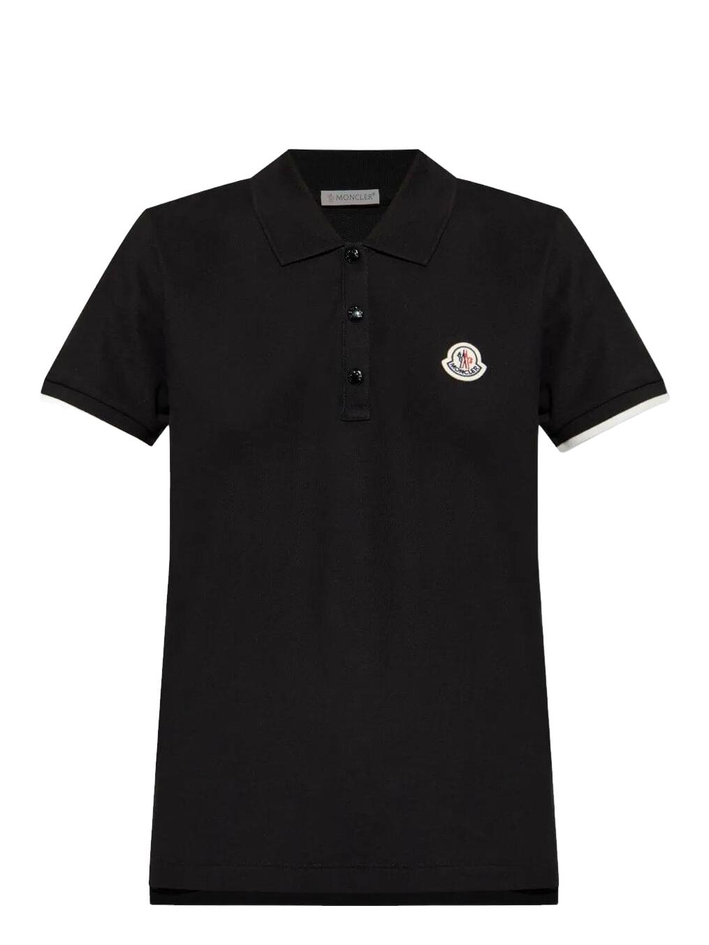 MONCLER Moncler Striped Trim Polo Shirt