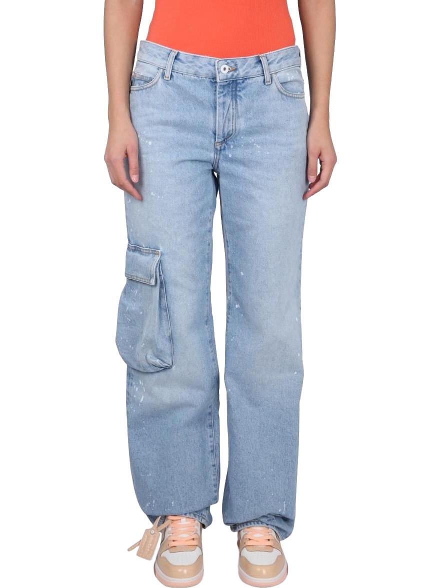 OFF-WHITE OFF-WHITE Toybox Cargo Denim Pants