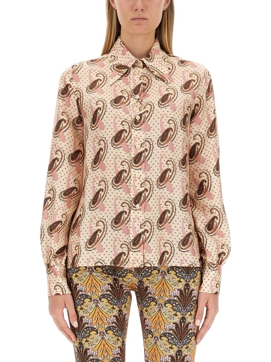 ETRO ETRO Silk Paisley Print Shirt