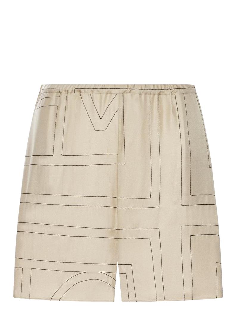 TOTÊME TOTEME Monogram Silk Shorts