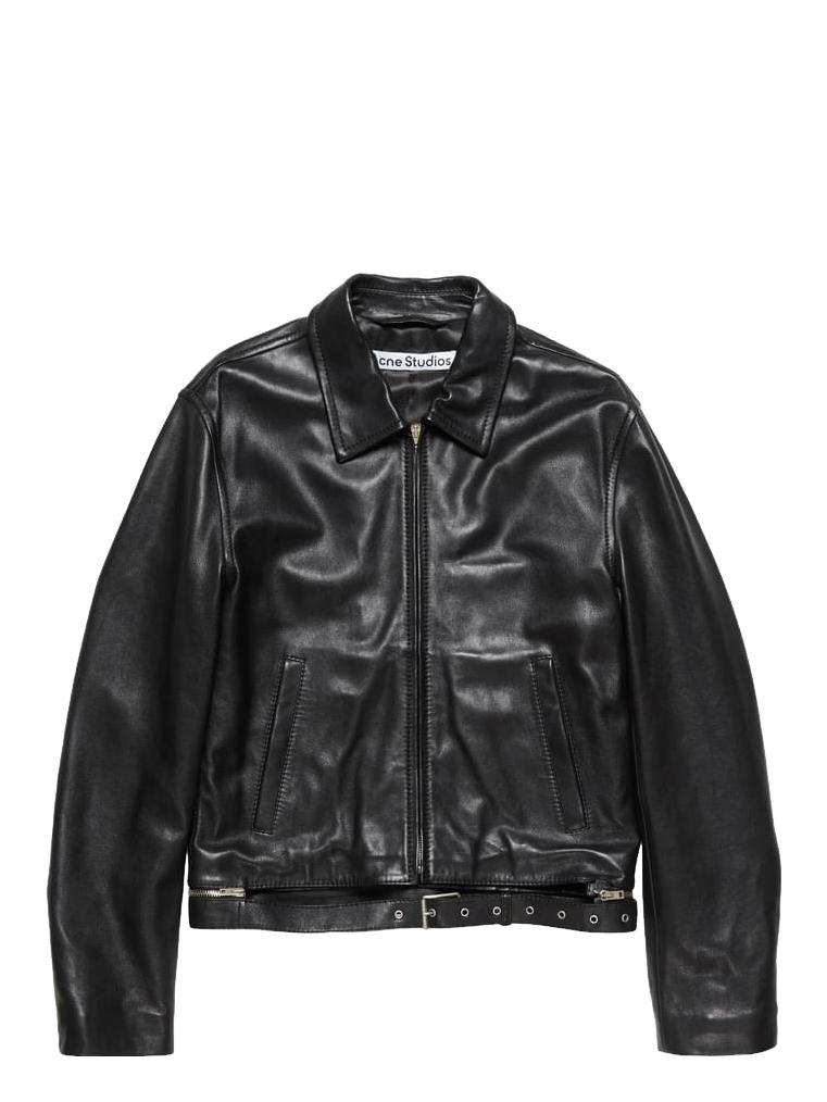 ACNE STUDIOS ACNE STUDIOS Leather Zip-Up Jacket