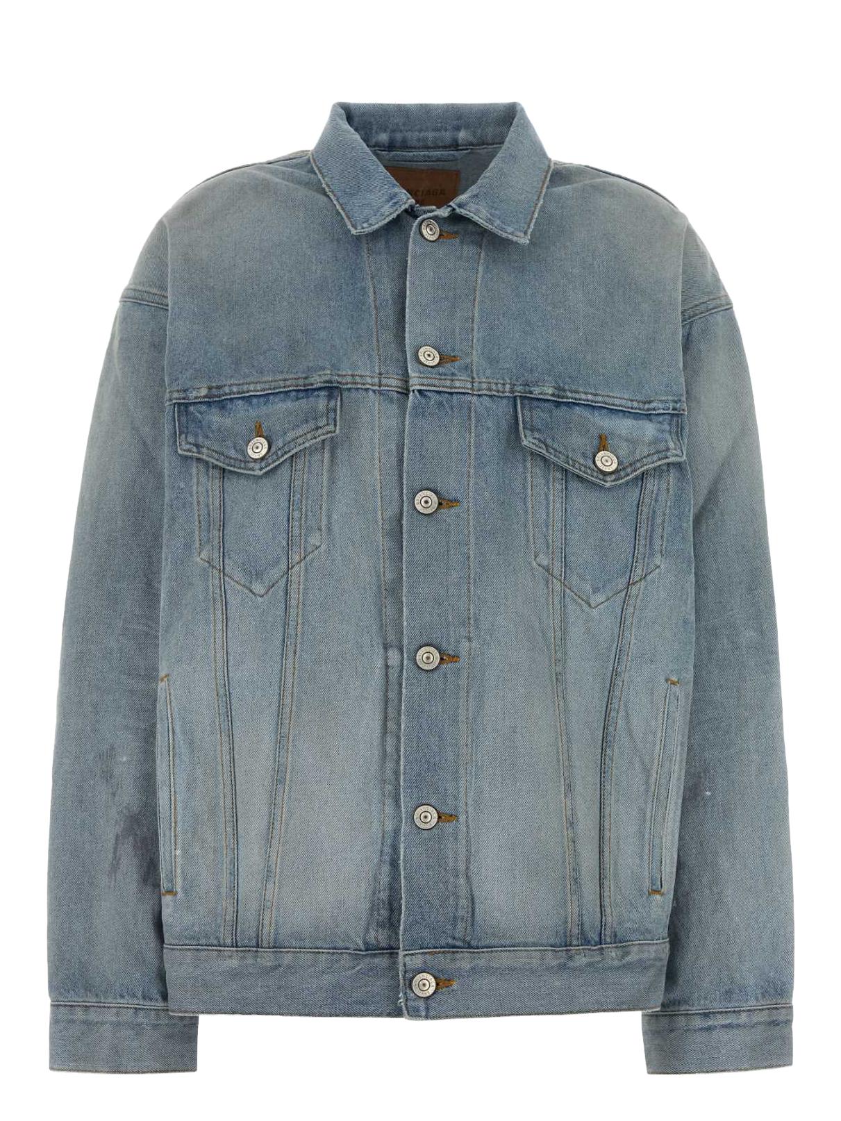 DIESEL® Diesel Prince of Wales Jacquard Denim Trucker Jacket