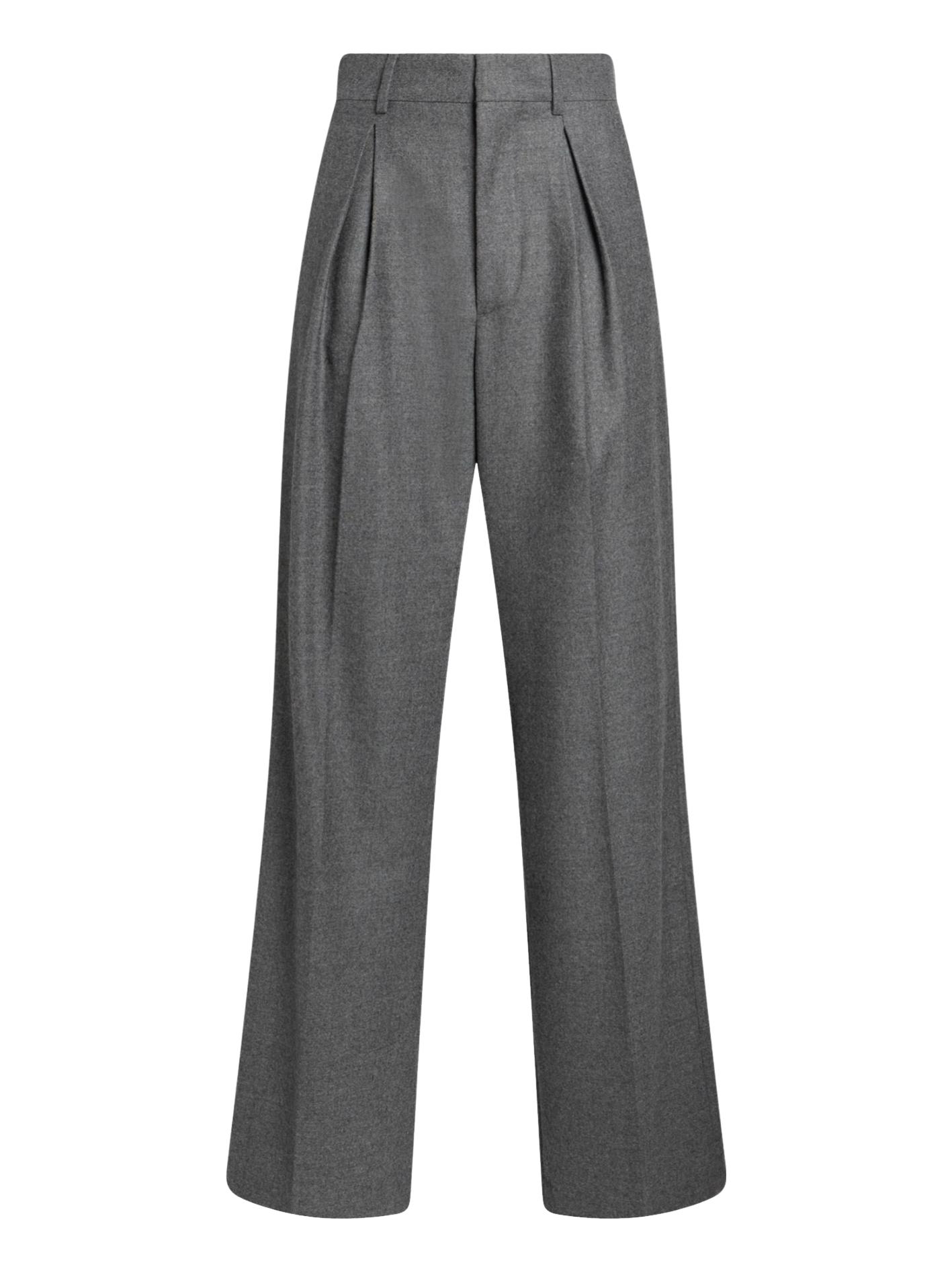 MAISON MARGIELA Mm6 Maison Margiela Wide-Leg Wool Flannel Trousers
