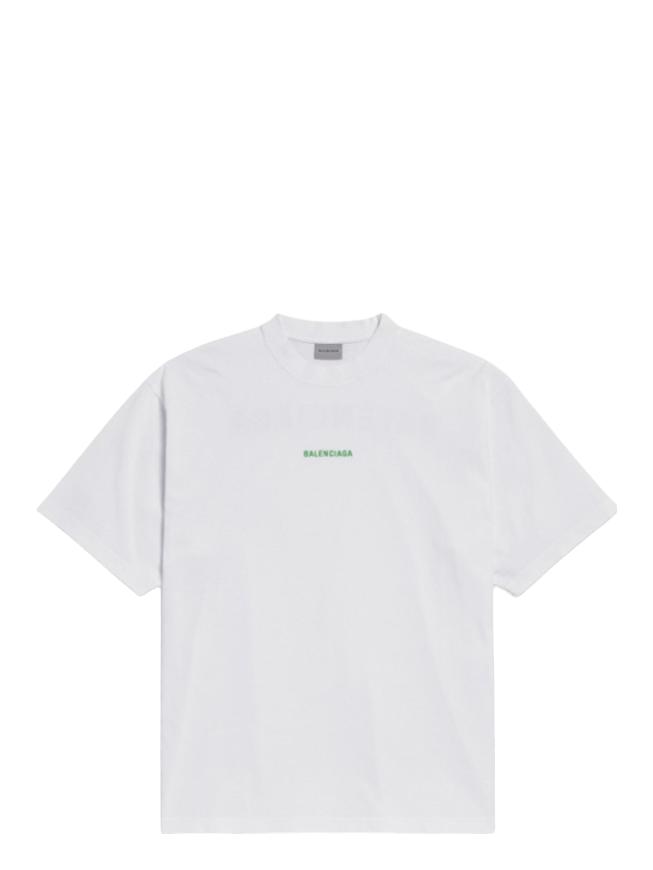 BALENCIAGA Men's Balenciaga Back Medium Fit T-shirt in White
