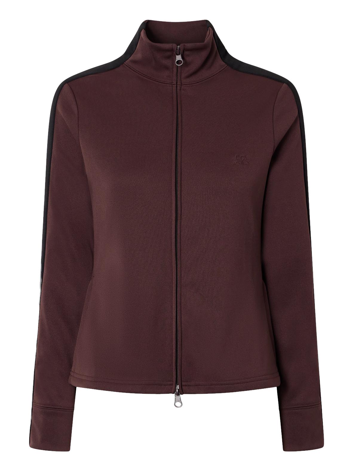 COURREGES COURREGES Logo-Embroidered Jersey Jacket