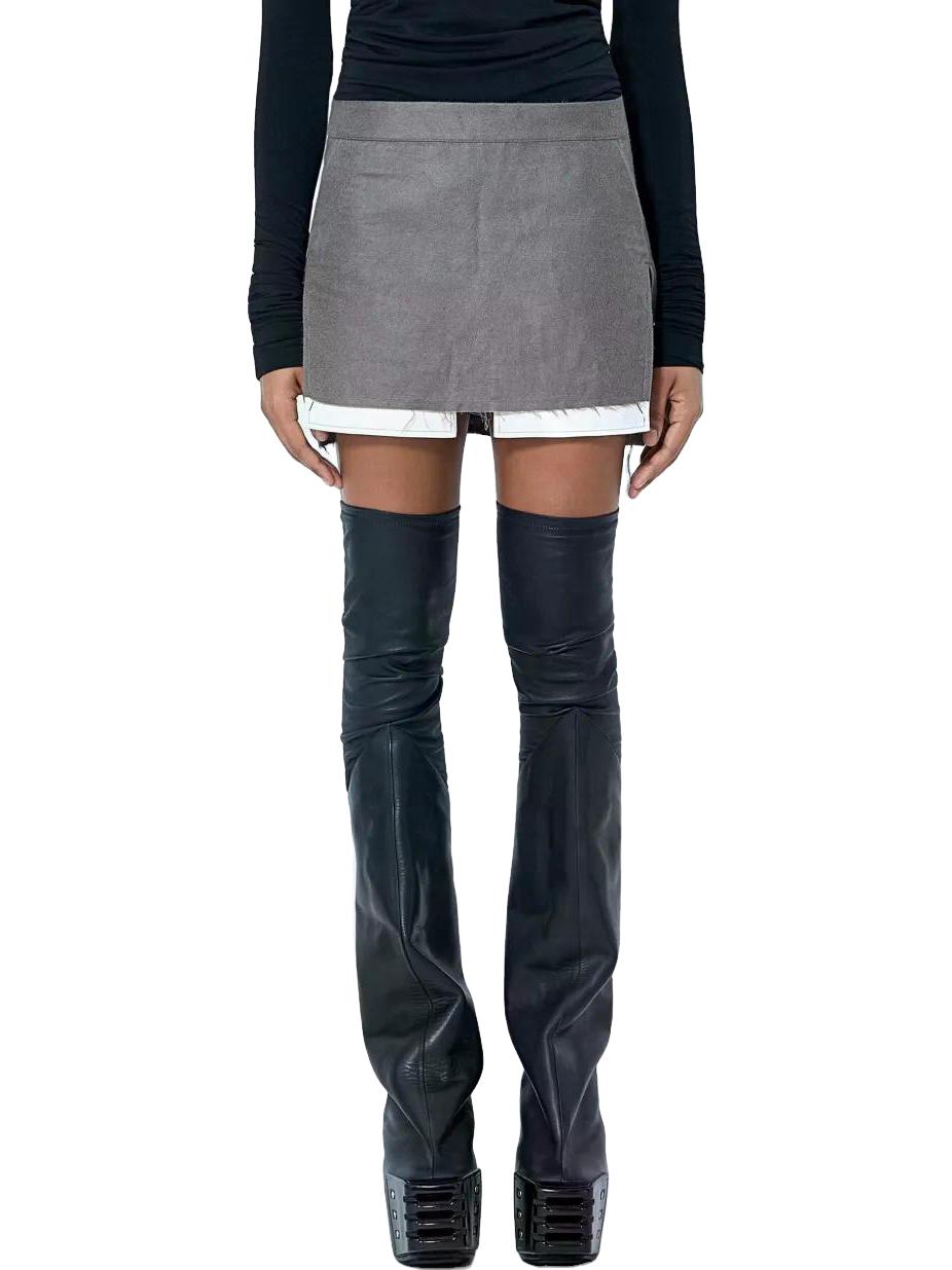 RICK OWENS Rick Owens Layered-Hem Mini Skirt