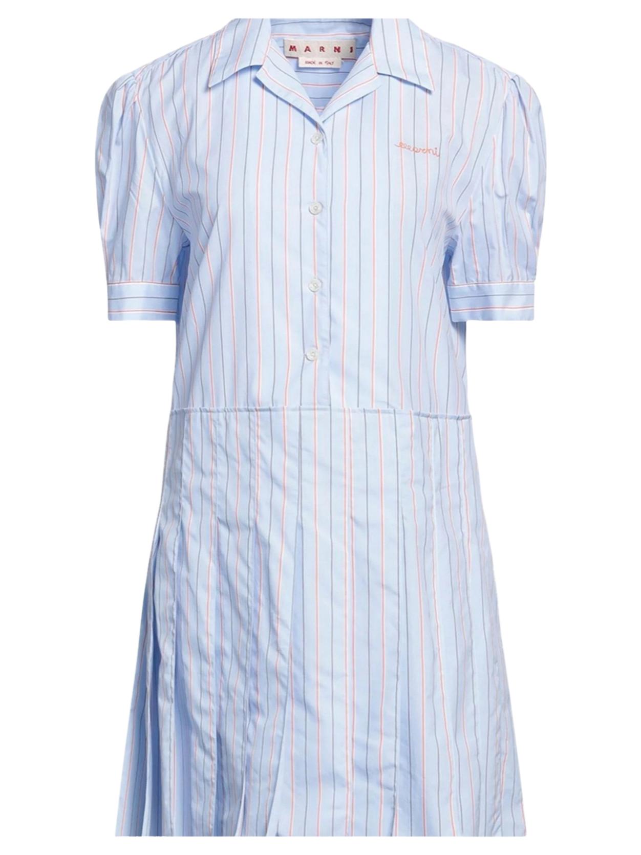 MARNI Marni Striped Woven Shirt Dress