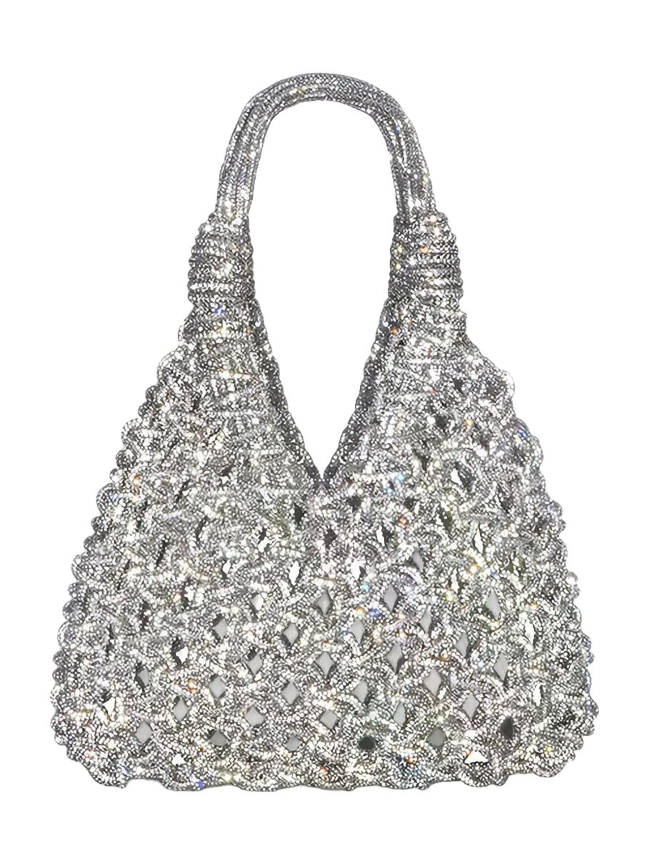 GIUSEPPE DI MORABITO Giuseppe Di Morabito Knotted Rhinestone-Embellished Tote
