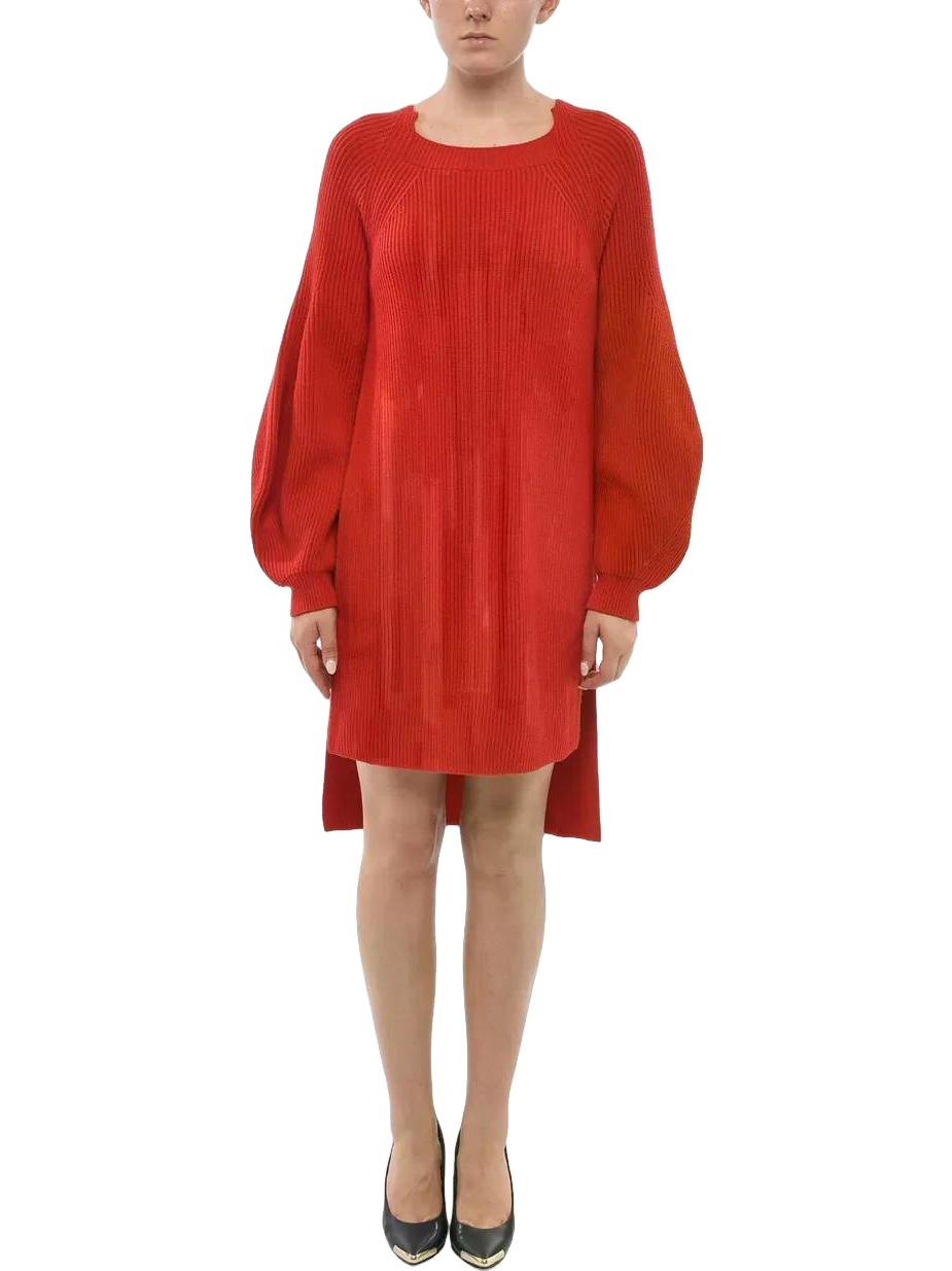 STELLA MCCARTNEY Stella McCartney Asymmetric Knit Midi Dress
