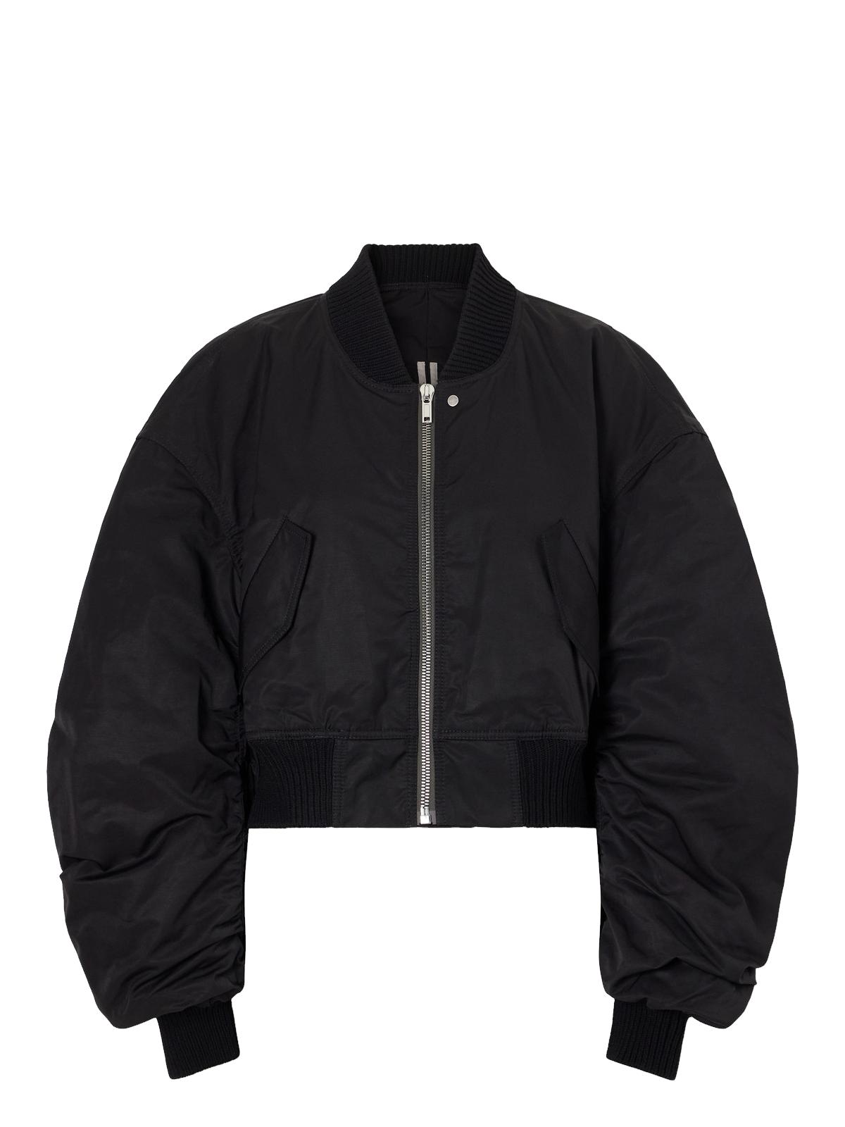 RICK OWENS RICK OWENS Padded Cropped Cotton-Blend Bomber Jacket