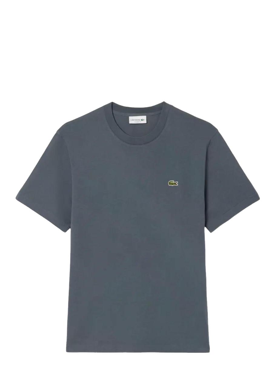 LACOSTE logo-patch crew-neck t-shirt