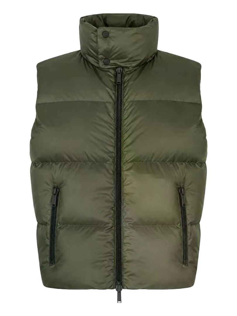 DSQUARED2 DSQUARED2 Padded Quilted Gilet with Upside Down Logo