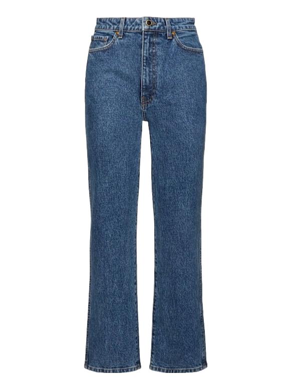 KHAITE Khaite High-Waisted Straight Leg Jeans