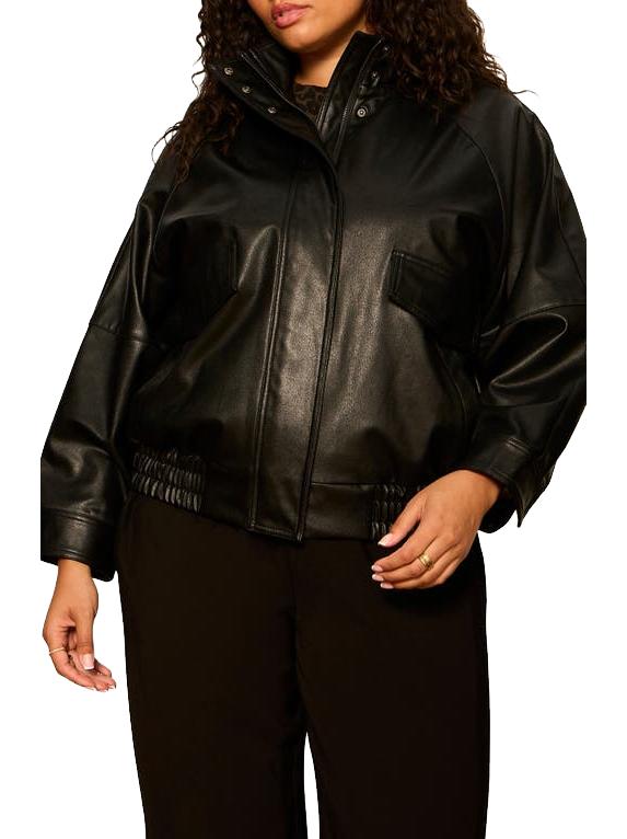 SANCTUARY Sanctuary Alana Faux Leather Bomber Jacket