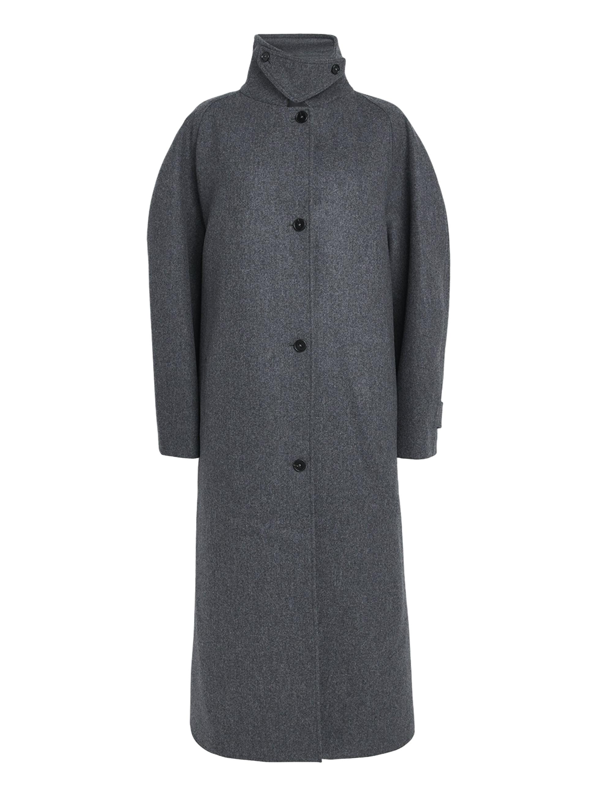 JIL SANDER Jil Sander Oversized Wool-Blend Coat