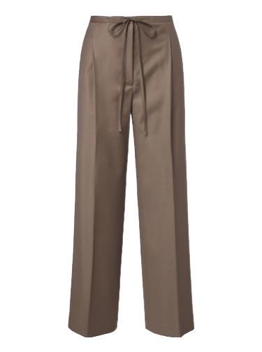 RÓHE Róhe Pleated Virgin Wool Wide-Leg Pants