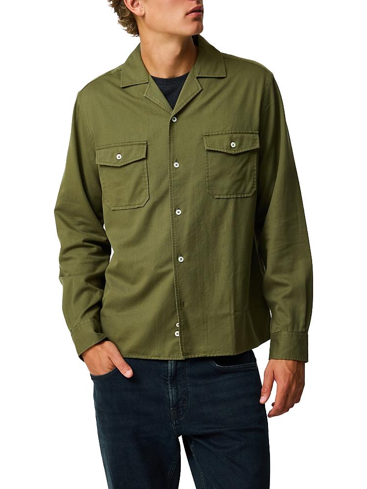 RODD & GUNN newland pass cotton long sleeve overshirt