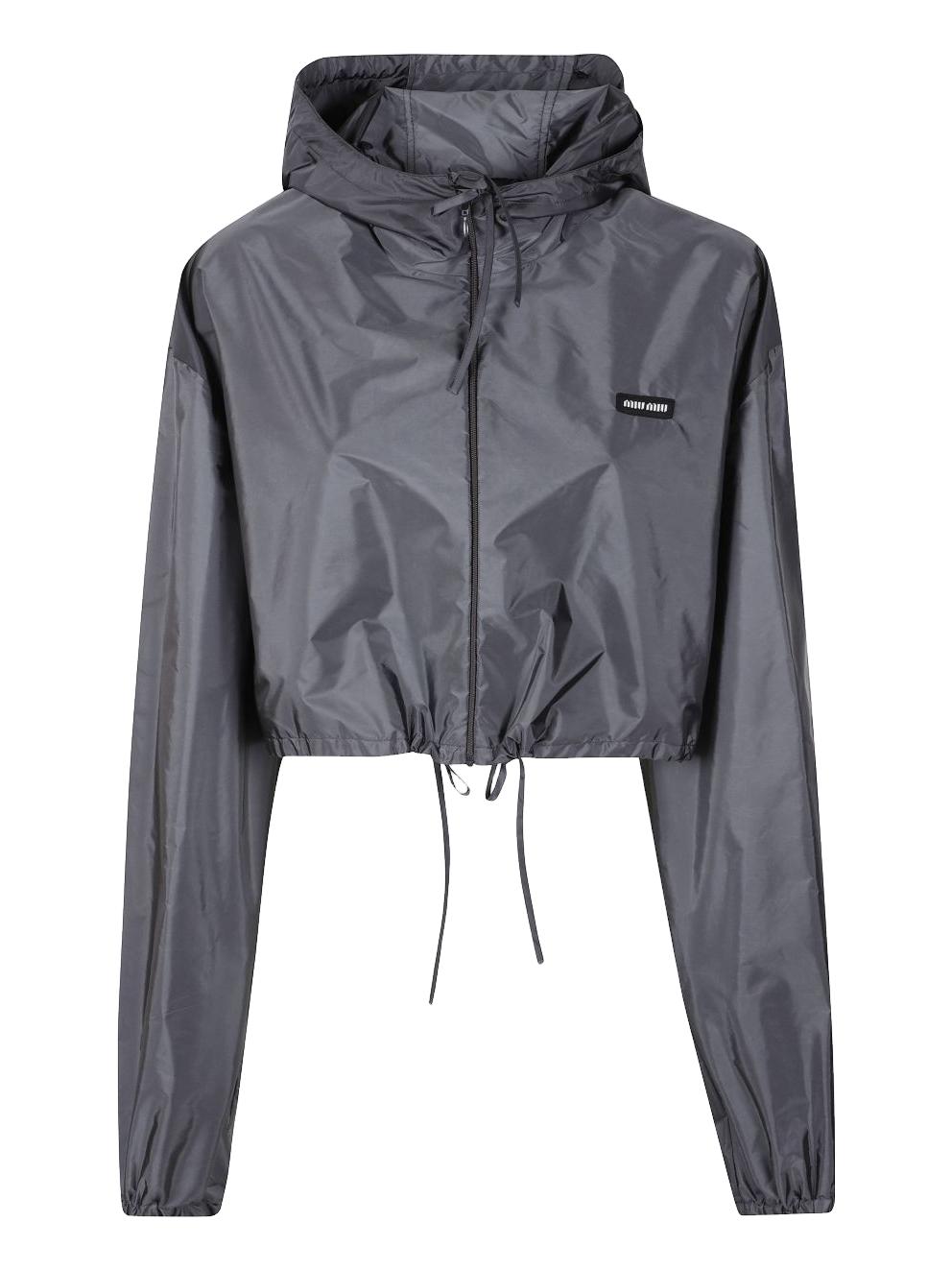 MIU MIU Miu Miu Cropped Hooded Jacket