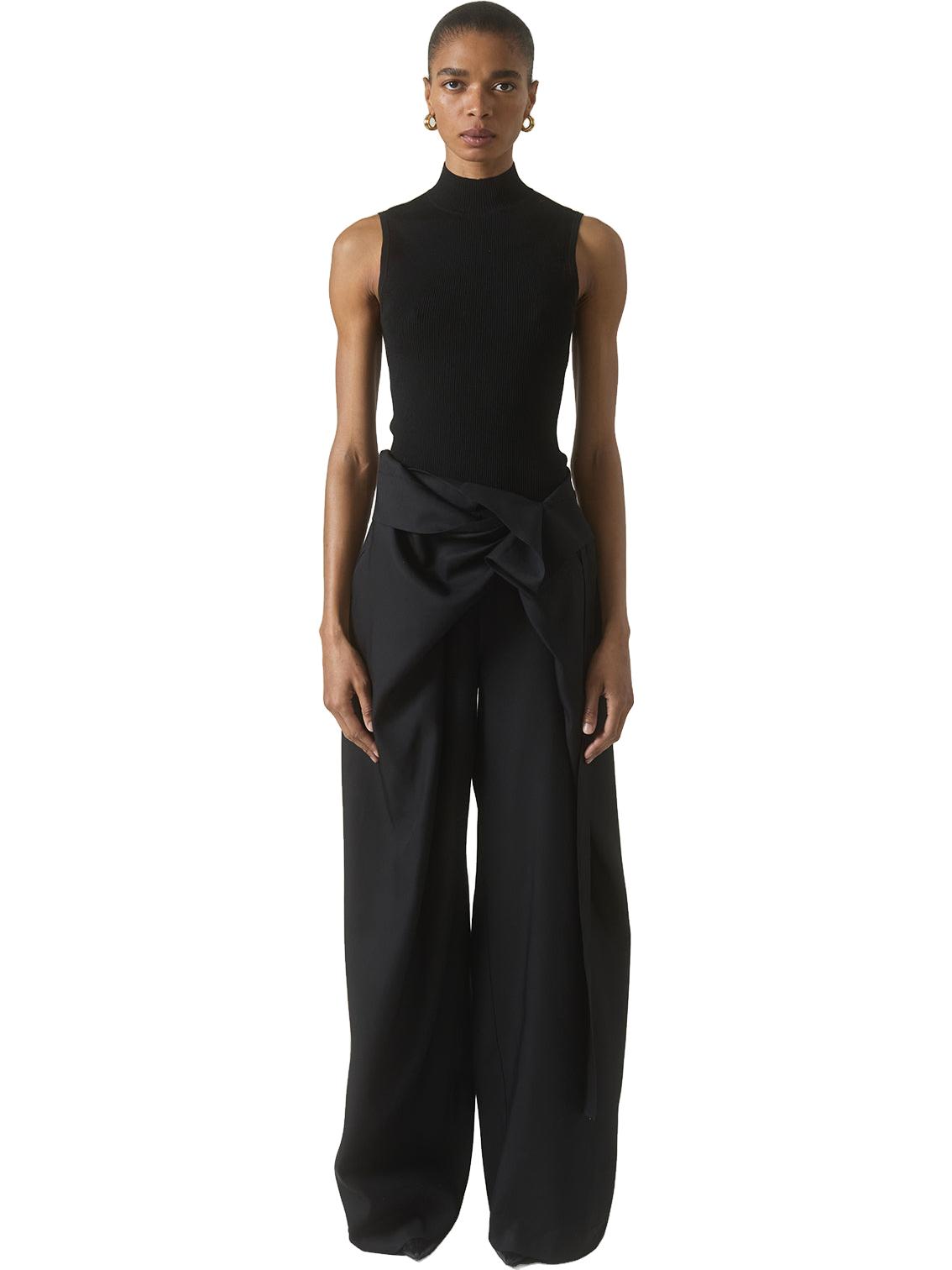 GIVENCHY draped cowl-neck blouse