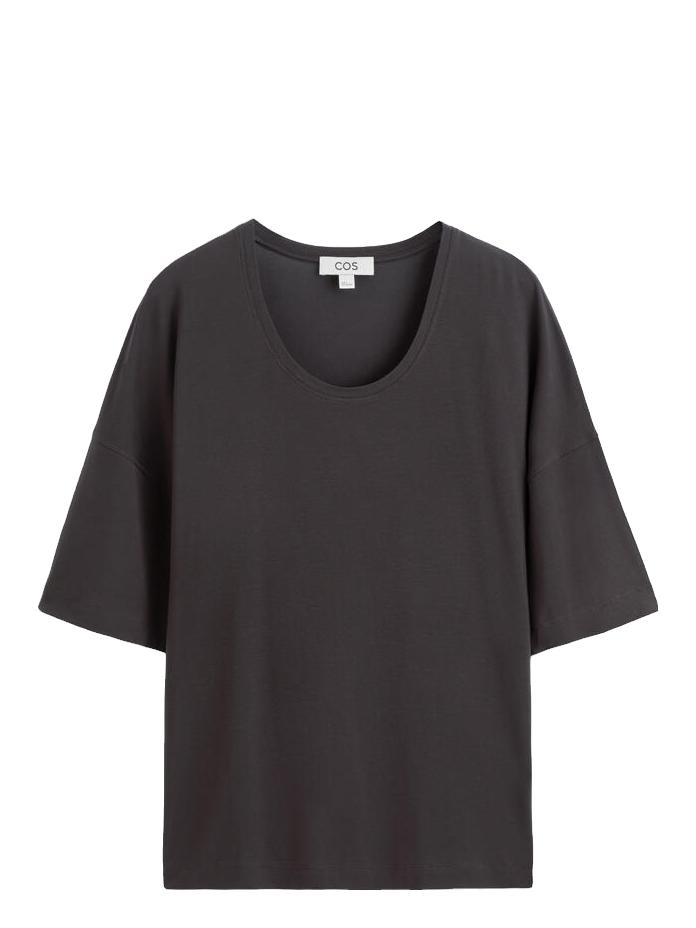 COS COS Fluid Modal Scoop-Neck T-Shirt