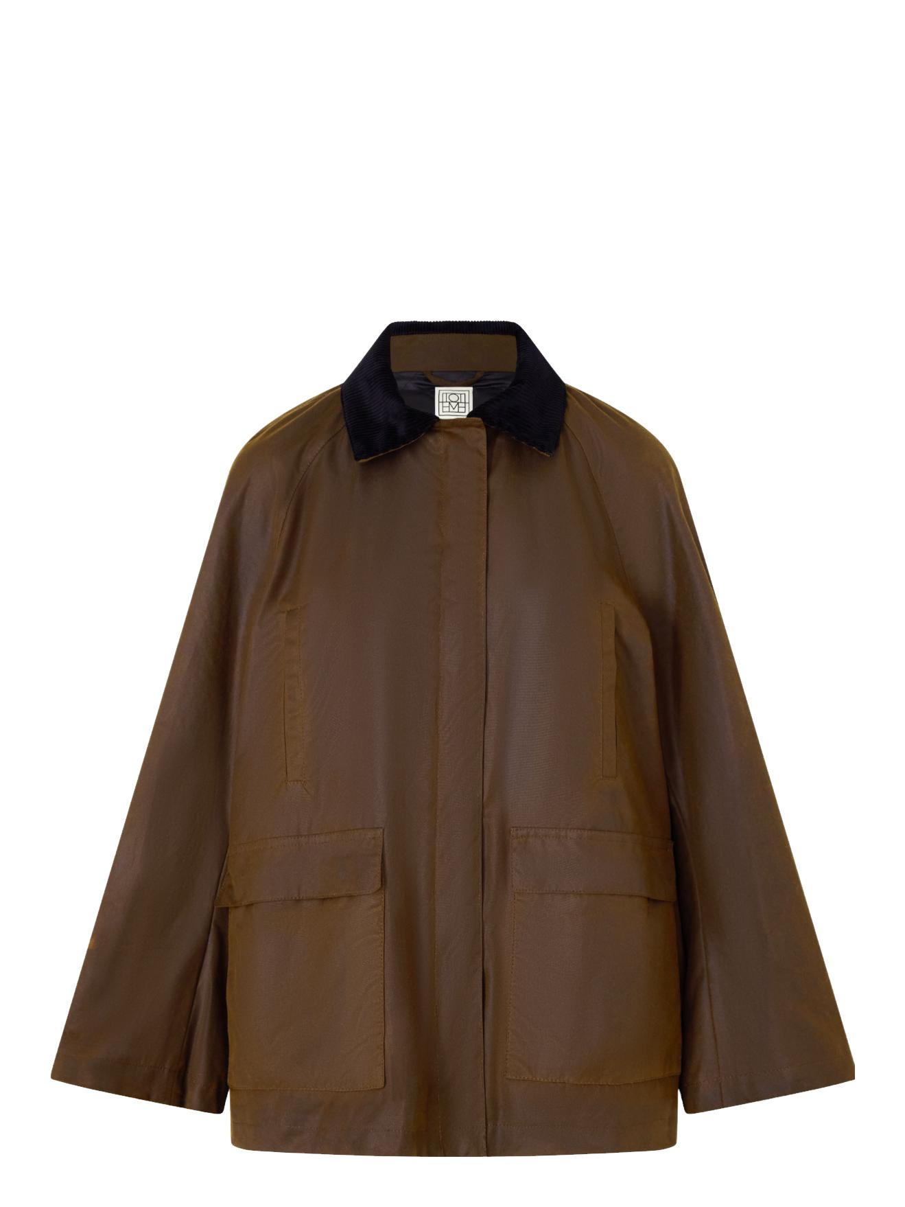 TOTÊME Toteme Casual Jacket with Invisible Zipper and Front Pockets