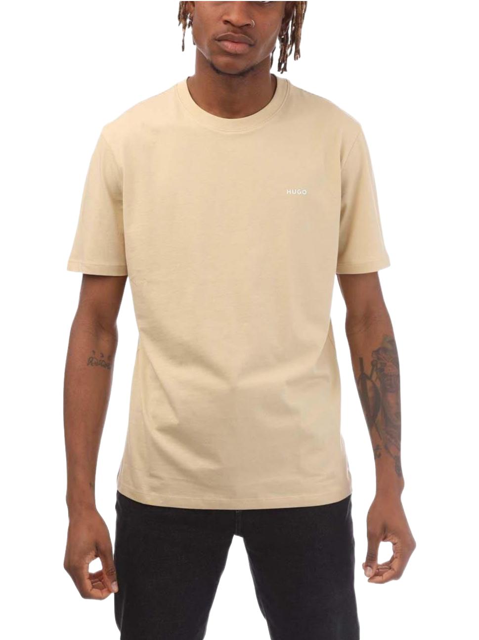 HUGO BOSS Hugo Boss Cotton T-Shirt with Logo Detail