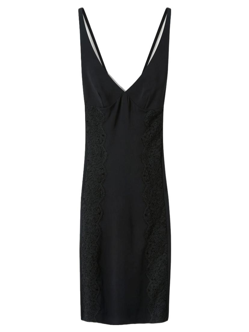 STELLA MCCARTNEY Stella McCartney Lace Panel Midi Dress