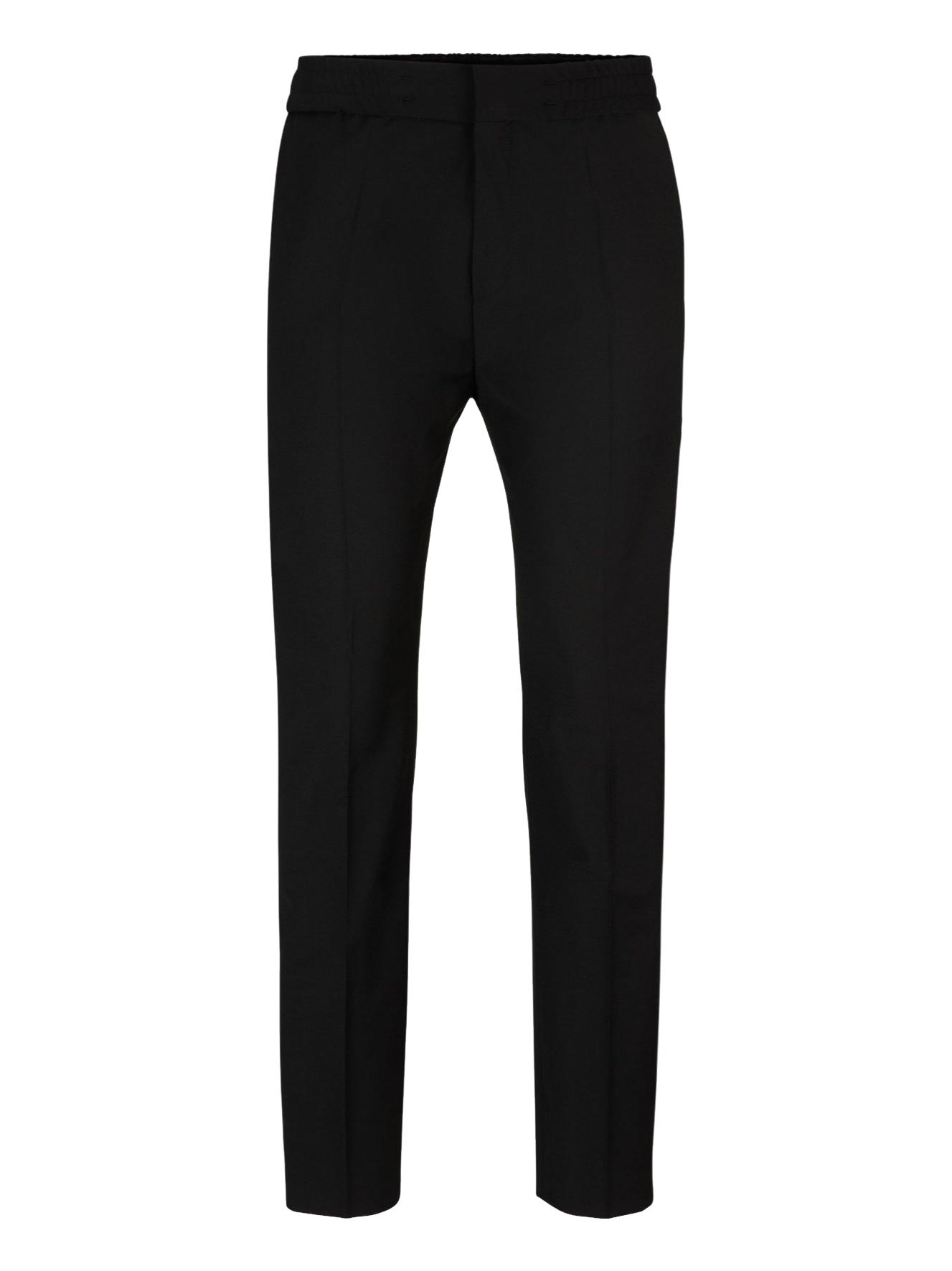 HUGO BOSS Hugo Boss Black Virgin Wool Blend Skinny Trousers
