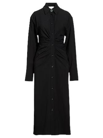 SPORTMAX Sportmax Midi Shirt Dress with Gathered Detailing
