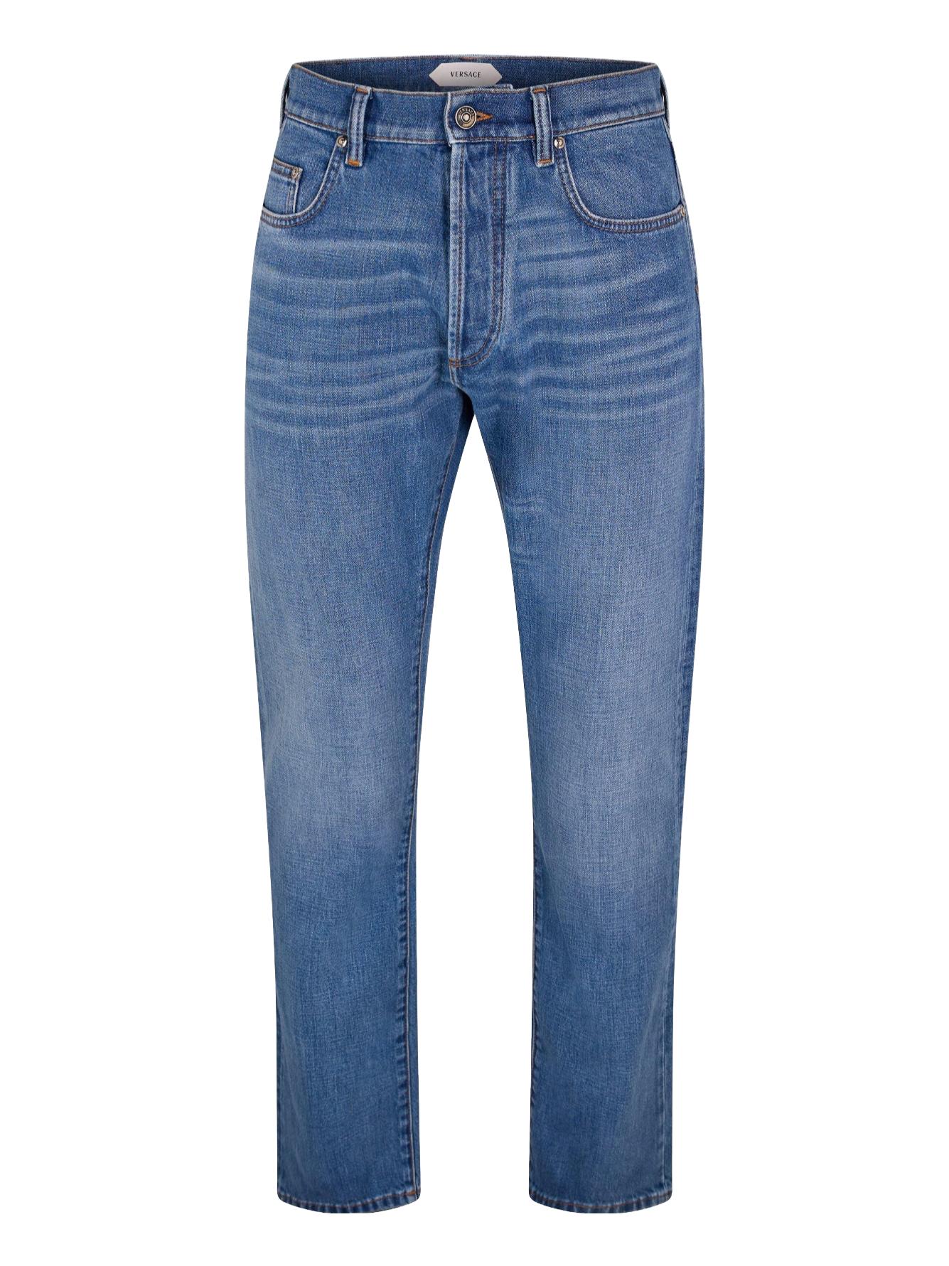 VERSACE Versace Washed Straight Leg Jeans