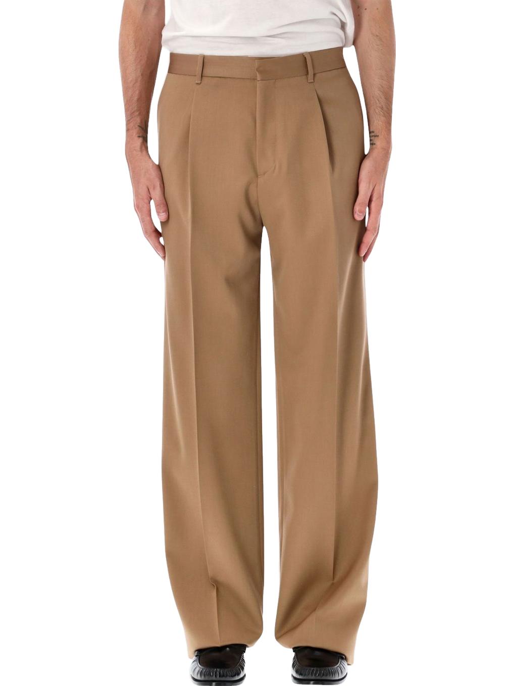 LARDINI LARDINI Pure Virgin Wool Wide-Leg Trousers