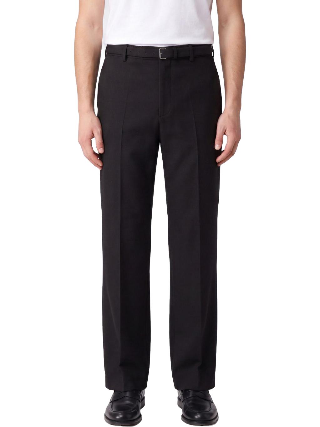 DRIES VAN NOTEN Dries Van Noten Wide-Leg Pleated Wool Trousers