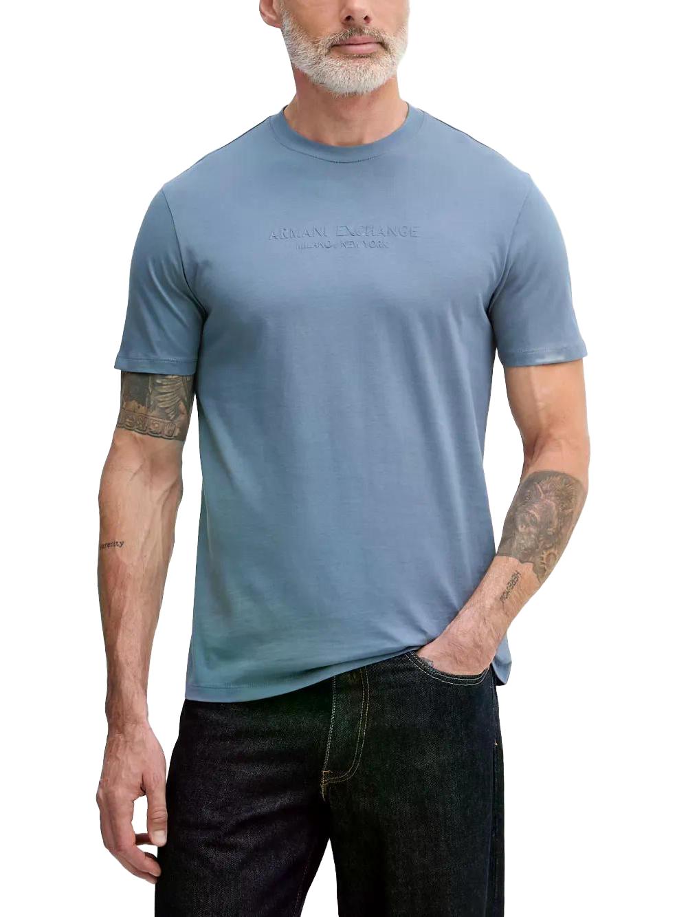 ARMANI EXCHANGE logo-print crew-neck t-shirt