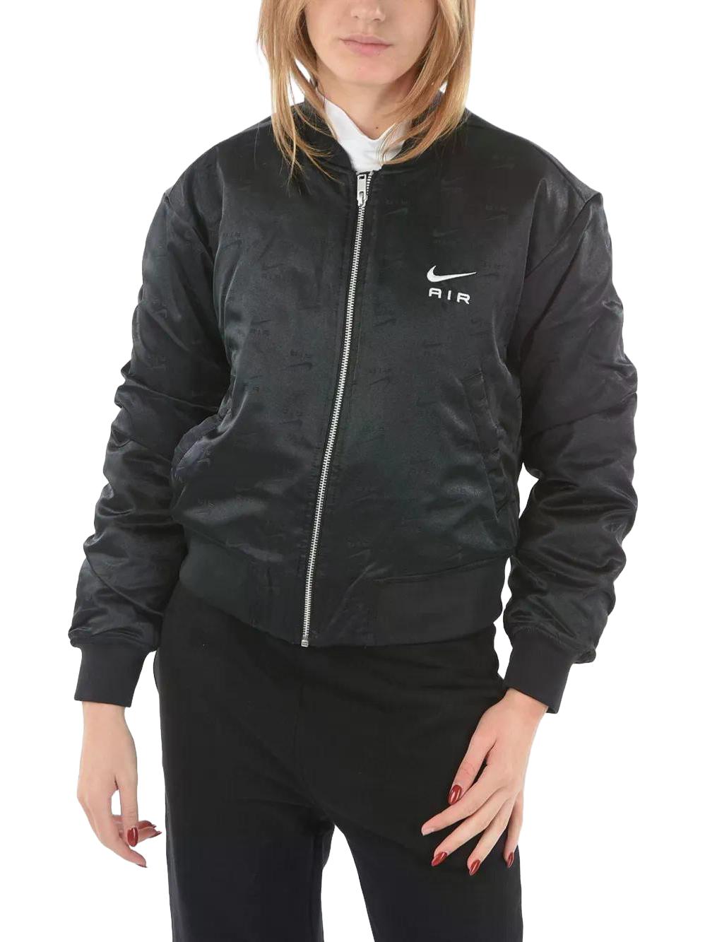 NIKE Nike Logo-Pattern Bomber Jacket
