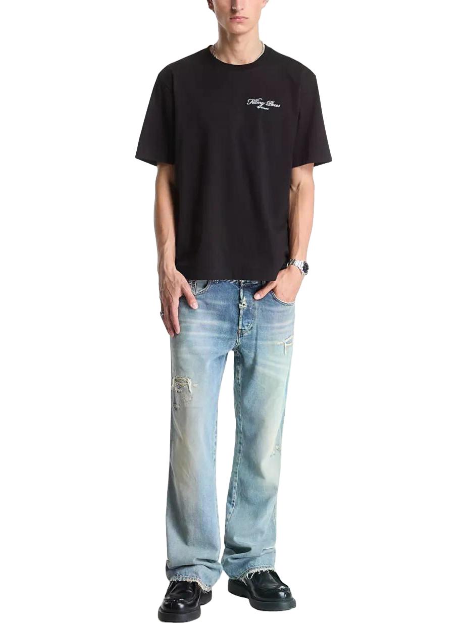 FILLING PIECES cinema logo-print t-shirt