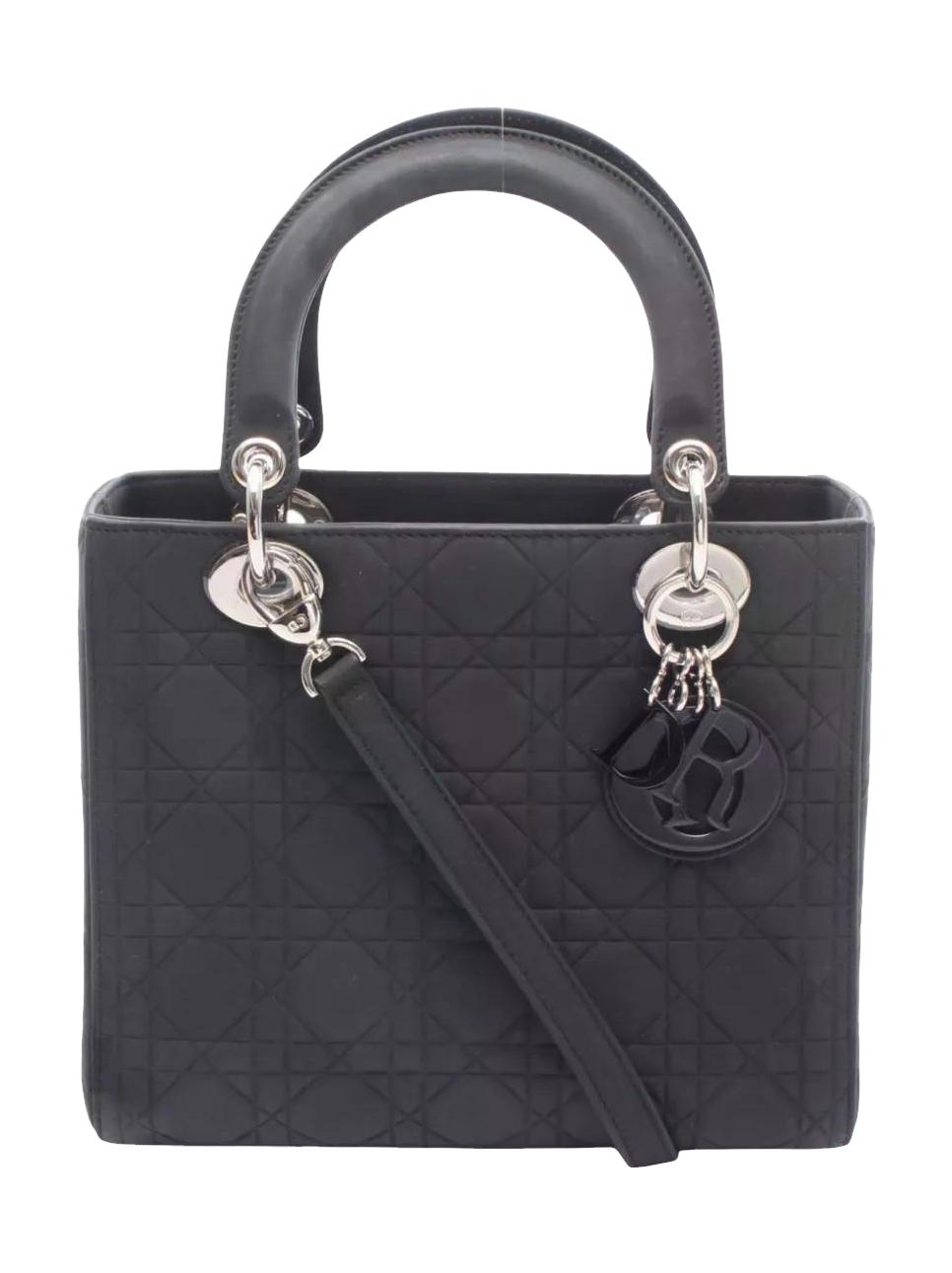 DIOR 2009 Large Cannage Lady Dior Satchel