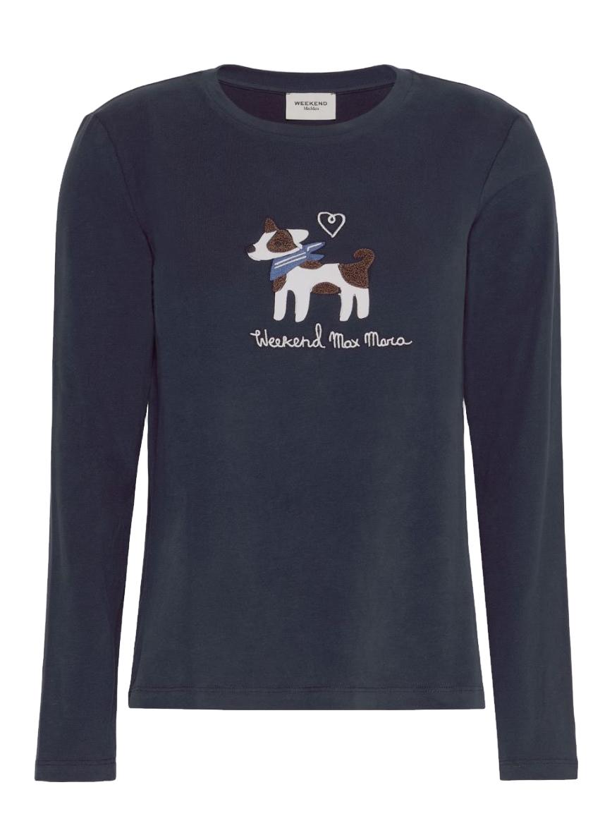 MAX MARA MAX MARA Long-Sleeved Cotton Jersey T-Shirt