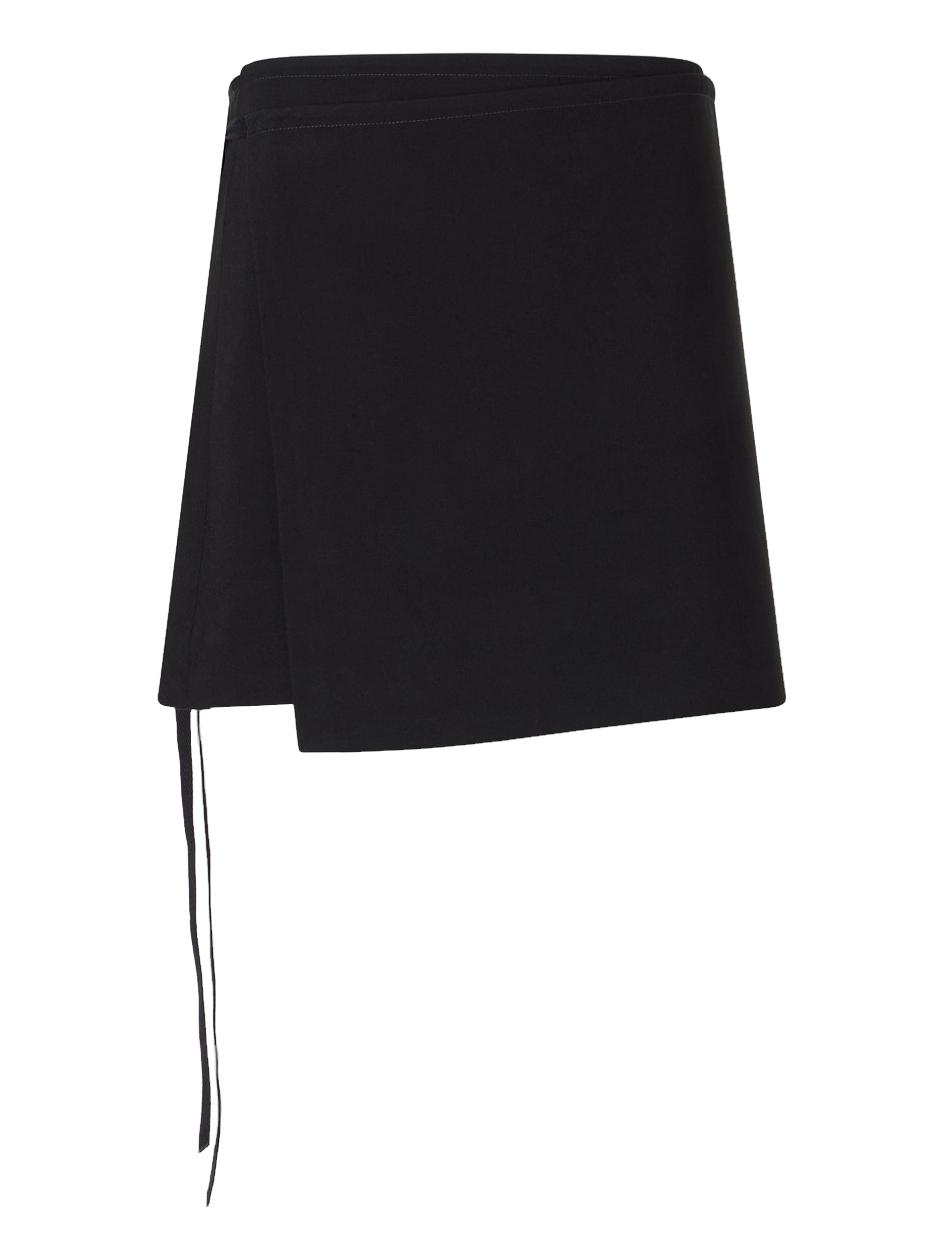 ANN DEMEULEMEESTER ANN DEMEULEMEESTER Crepe Wrap Mini Skirt