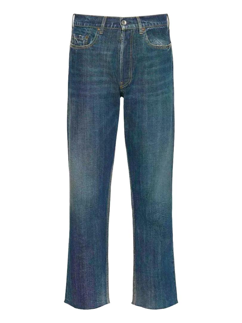 MAISON MARGIELA Maison Margiela Frayed-Hem Straight-Leg Jeans
