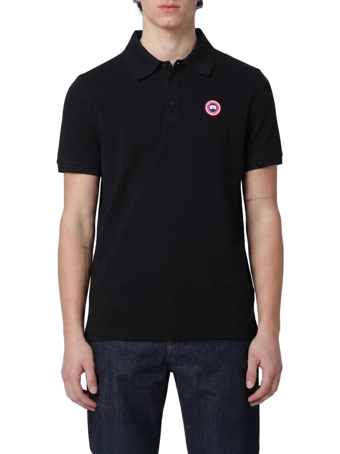 CANADA GOOSE Canada Goose Slim Fit Cotton Polo Shirt with Contrast Logo