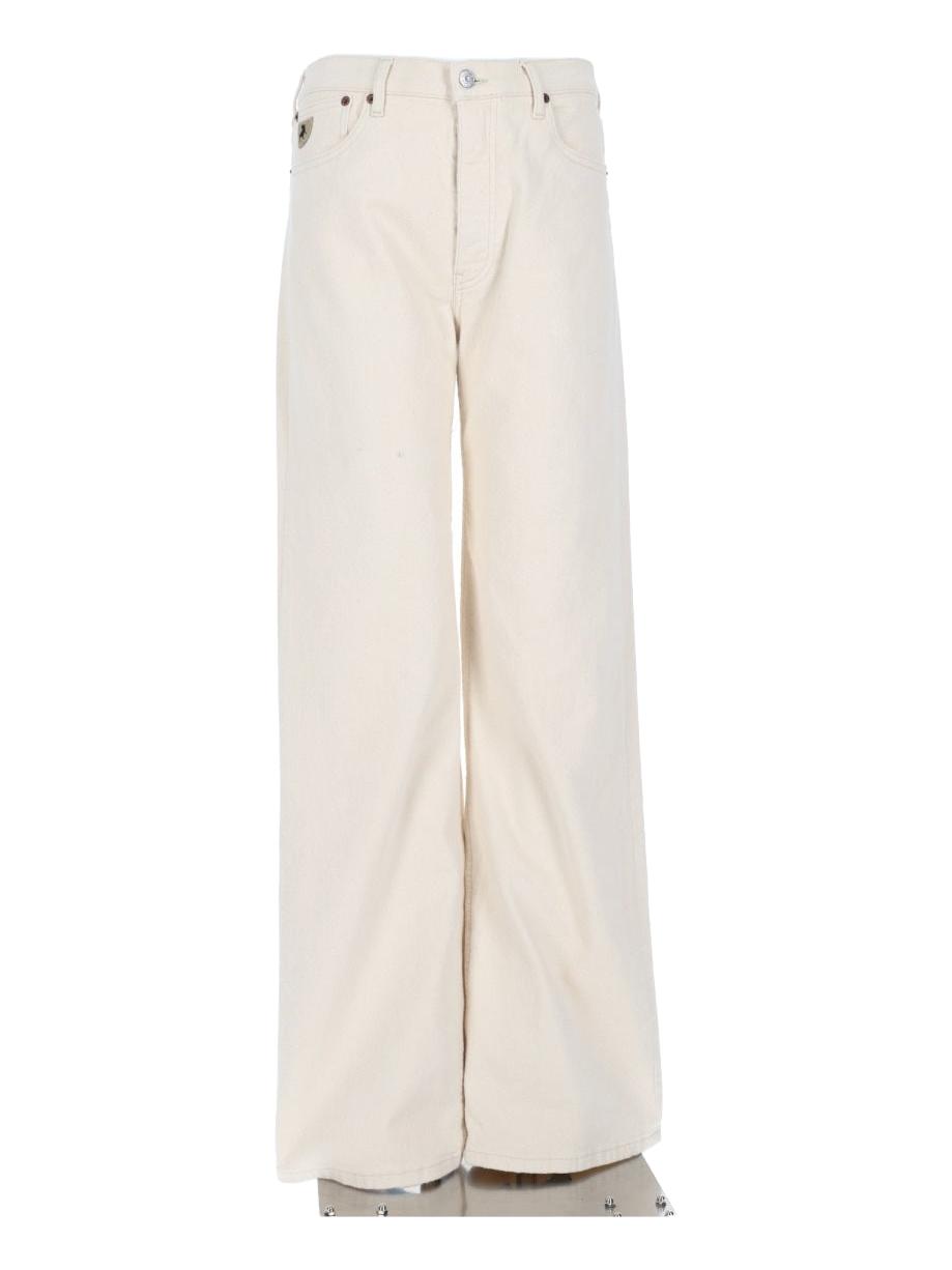 MAISON MARGIELA MM6 Maison Margiela Distressed Wide-Leg Trousers