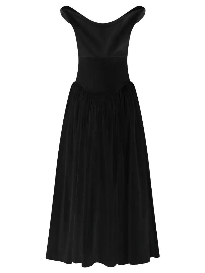 ELISABETTA FRANCHI Elisabetta Franchi Black Wool Blend Coat