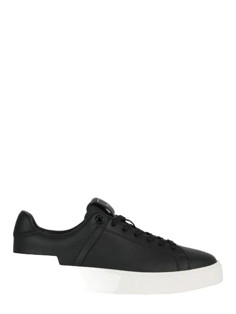 BALMAIN BALMAIN B-Court Smooth Calfskin Leather Lace-Up Sneakers