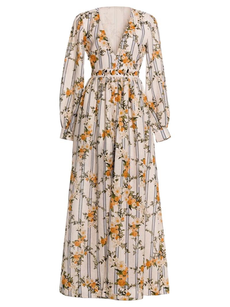 AGUA BENDITA Agua by Agua Bendita Frambuesa Valle Maxi Dress